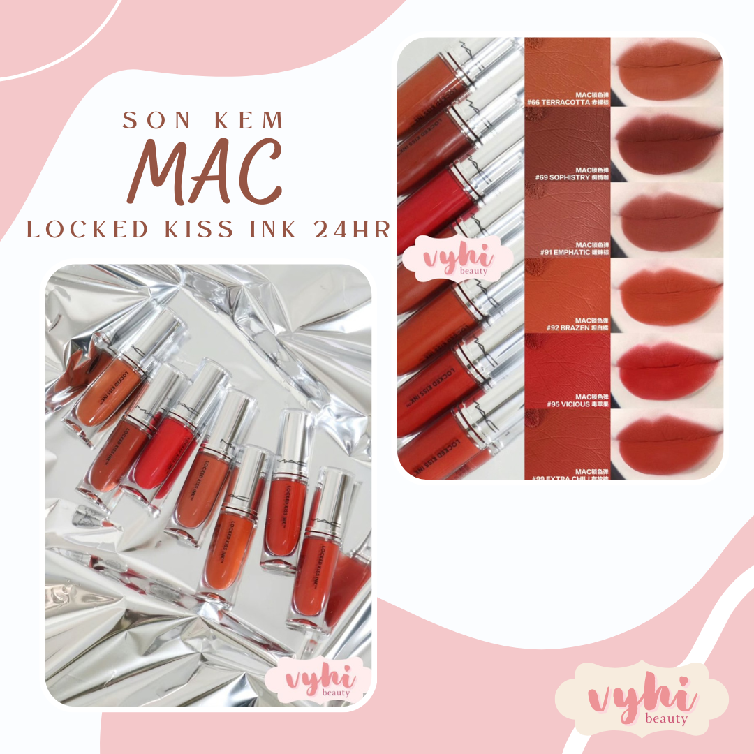 Son kem Mac Locked Kiss Ink 24hr Lipcolour – Vy Hí Beauty