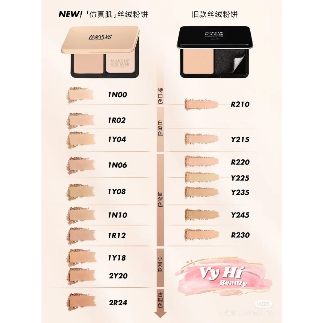 Phấn phủ Make Up For Ever dạng nén HD Skin Matte Velvet 11g – Vy Hí Beauty