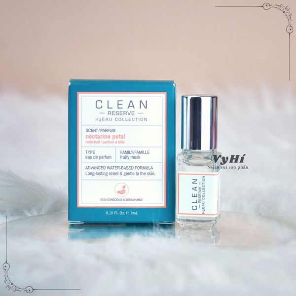 Nước hoa Clean Reserve Nectarine Petal EDP mini 3ml – Vy Hí Beauty