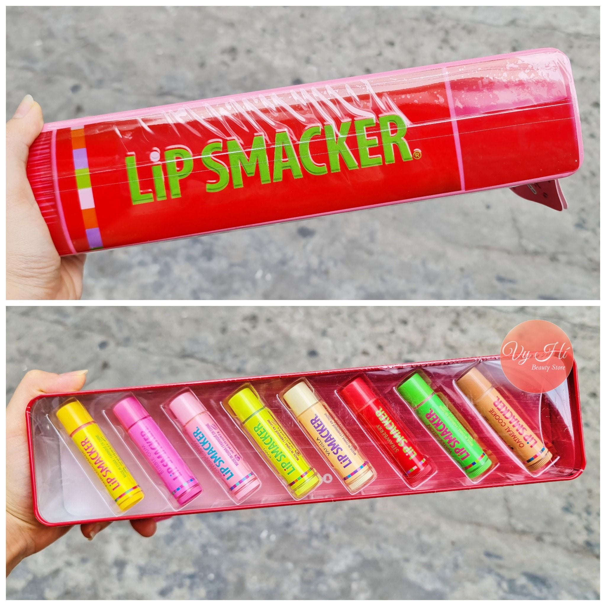 Set son dưỡng Lip Smacker Origial & Best Lip Collection – Vy Hí Beauty