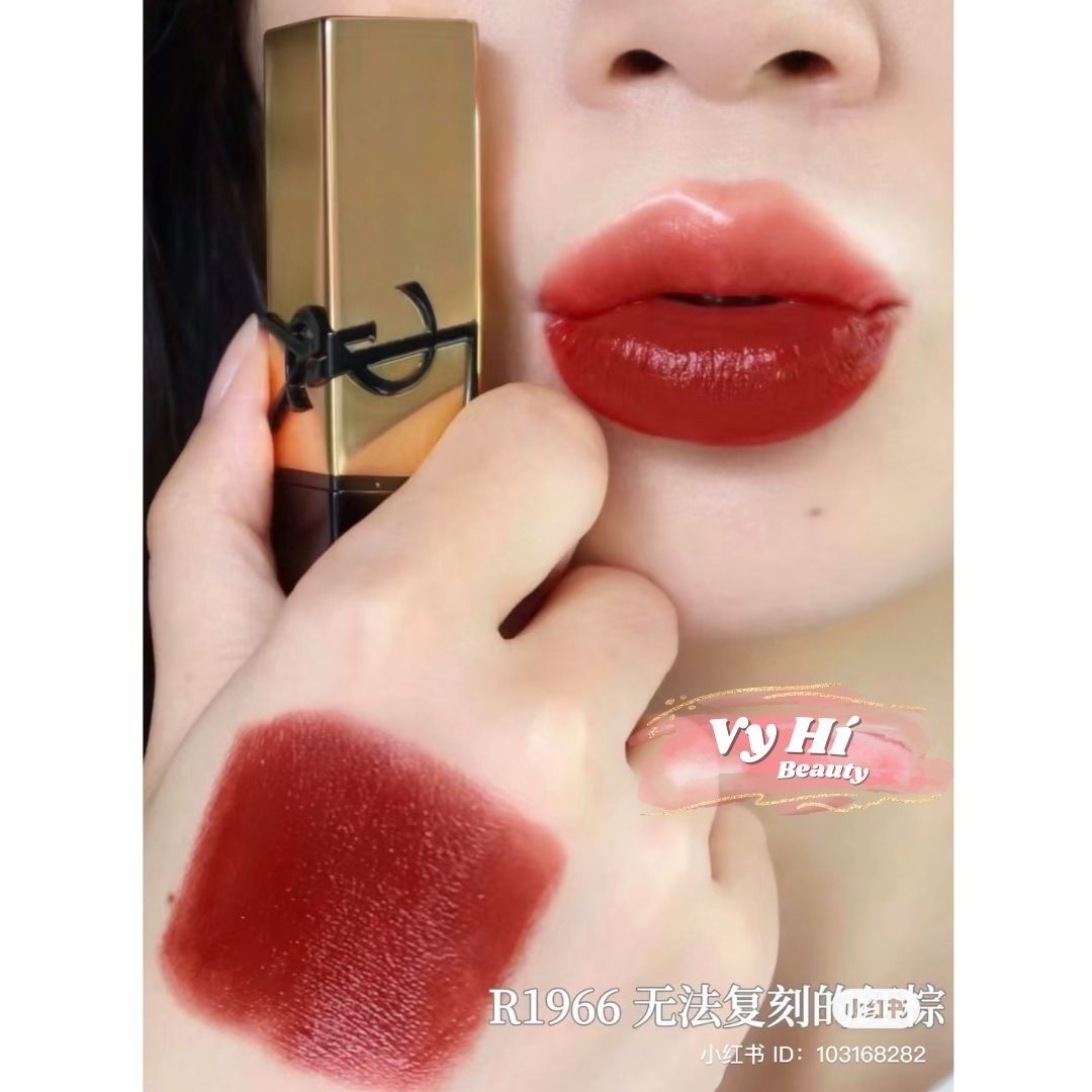 Son thỏi YSL Rouge Pur Couture Caring Satin 3.8g – Vy Hí Beauty