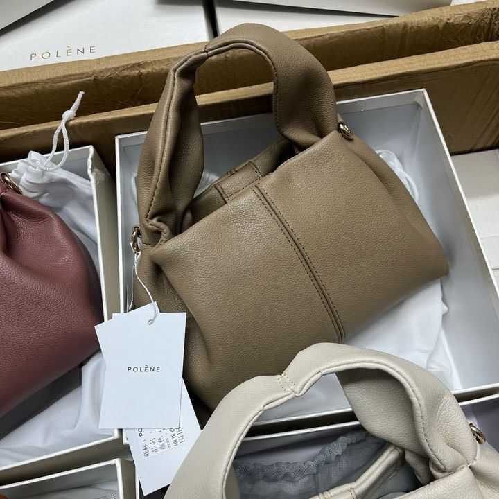 Túi Polene kèm dây đeo chéo full box 22 x 14 x 10 cm – Vy Hí Beauty
