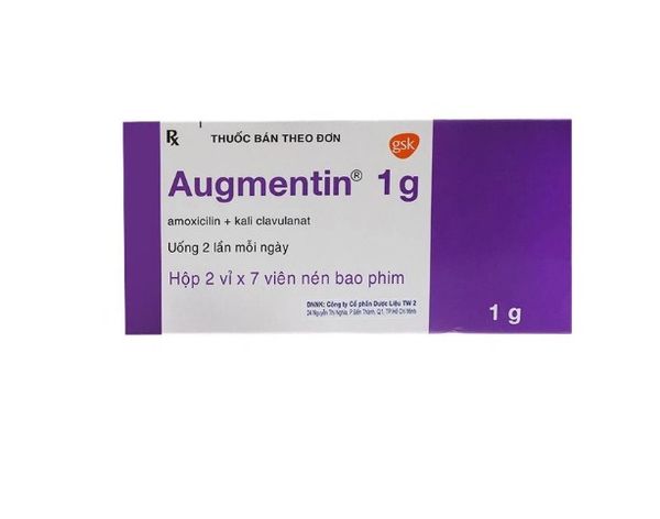 Augmentin 1g Hộp 2 vỉ x 7 viên GSK Hoa Kỳ – Vicpharma