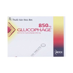 Glucophage 850 Hộp 5 vỉ FRANCE – Vicpharma