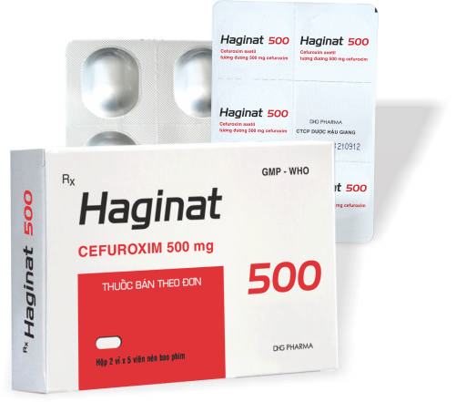 Haginat 500 Cefu H2 vỉ DHG – Vicpharma