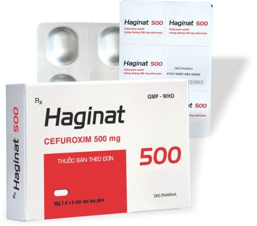 Haginat 500 Cefu H2 vỉ DHG – Vicpharma