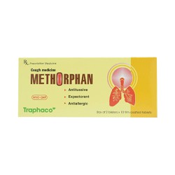 Methorphan Hộp 2 vỉ x 10 viên Traphaco – Vicpharma