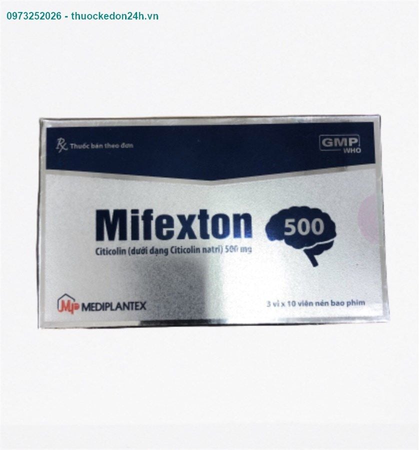 Mifexton 500 Hộp 3 vỉ x 10 viên Mediplantex – Vicpharma