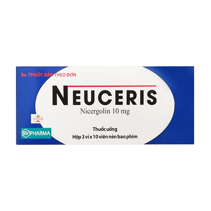 Neuceris 10 Hộp 3 vỉ x 10 viên BV Pharma – Vicpharma