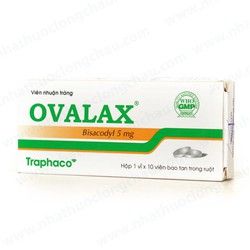 Ovalax 5mg Hộp 1 vỉ x 10 viên Traphaco – Vicpharma