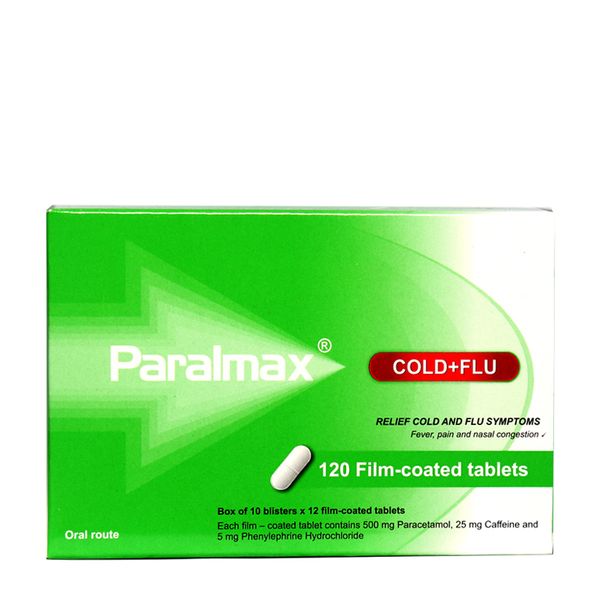 Paramax CẢM CÚM Hộp 10 vỉ x 12 viên Boston – Vicpharma
