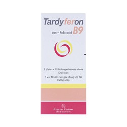 Tardyferon B9 Hộp 3 vỉ x 10 viên FRANCE – Vicpharma