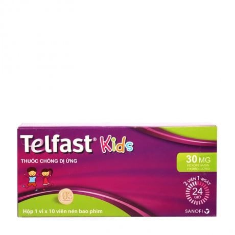 Telfast Kids Hộp 1 vỉ Sanofi – Vicpharma