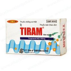 Tiram 100Mg Tiropramide Hộp 10 vỉ x 10 viên Shinpoong Deawoo – Vicpharma