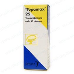 Topamax 25 Hộp 6 vỉ x 10 viên JANSSEN – Vicpharma
