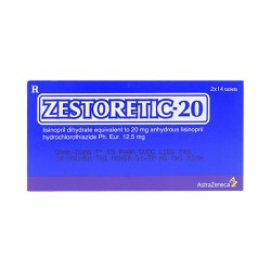 Zestoretic 20 Hộp 2 vỉ x 14 viên Anh – Vicpharma
