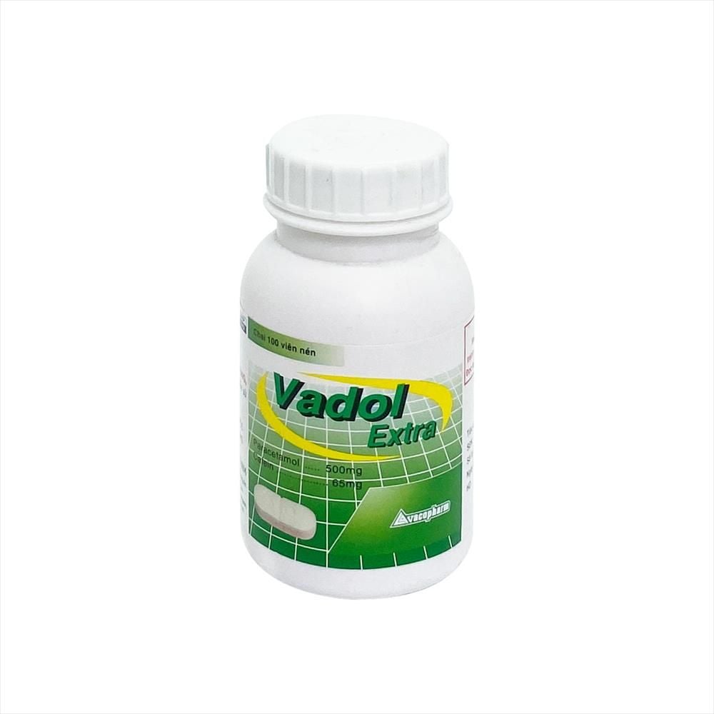 Vadol Extra Paracetamol Lọ 100v Vacopharm – Vicpharma