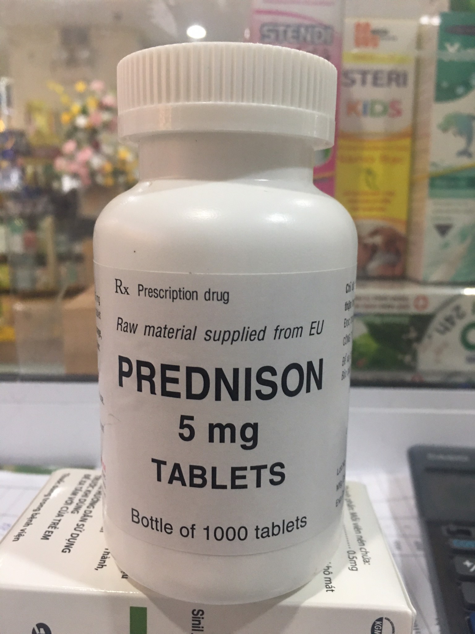 Prednisone 5 Lọ 1000 viên Nic – Vicpharma