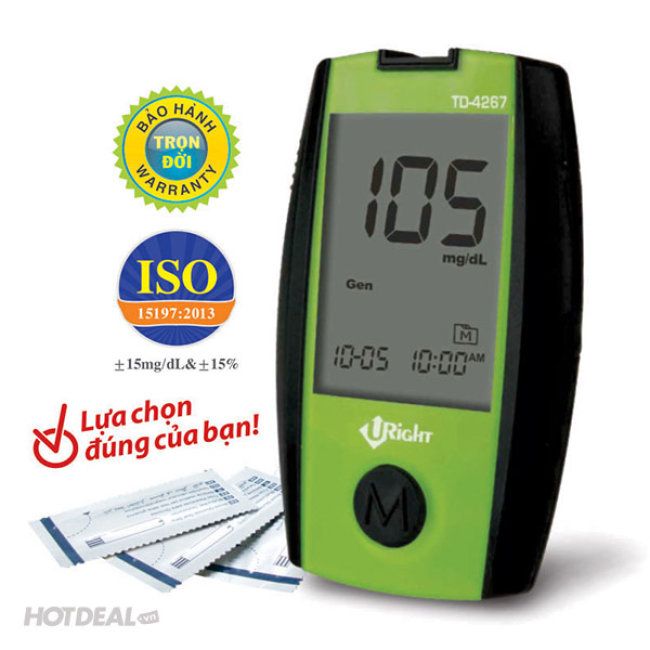 Máy đo tiểu đường Uright TD4267 – Vicpharma