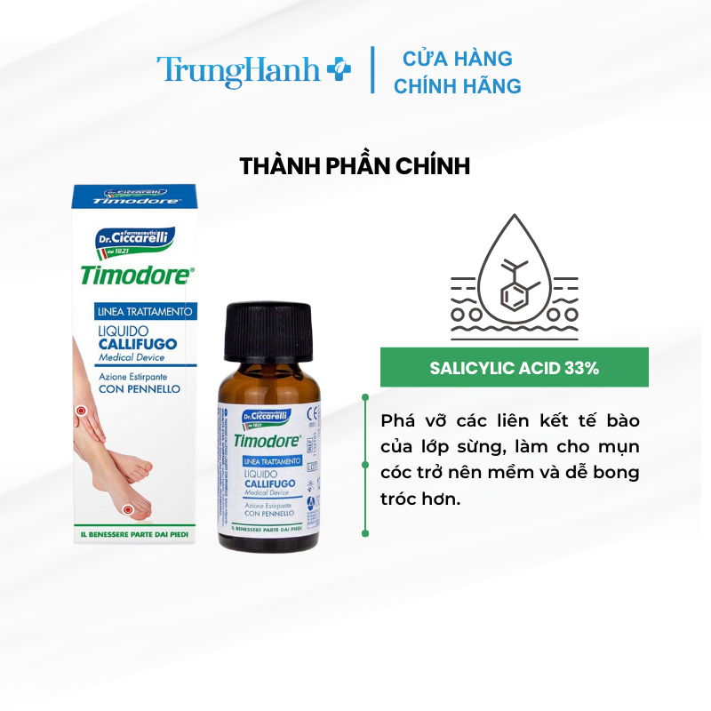 Dung dịch trị mụn cóc -Timodore Callifugo Ciccarelli 12ml - TRUNG HẠNH ...