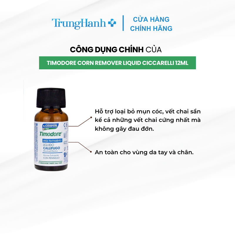 Dung dịch trị mụn cóc -Timodore Callifugo Ciccarelli 12ml - TRUNG HẠNH ...