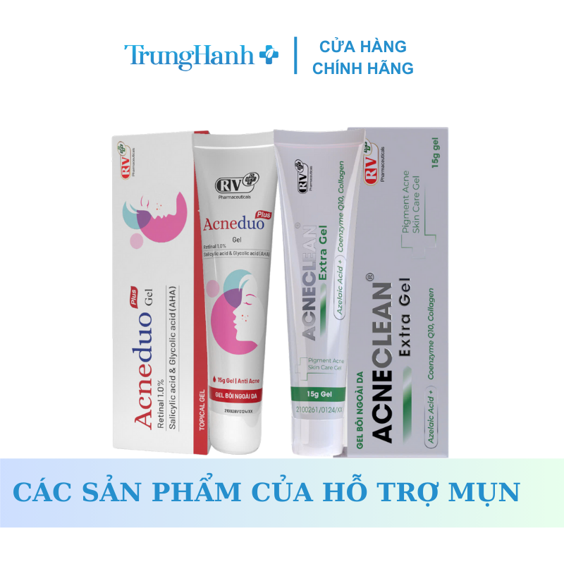 Gel Bôi Ngoài da AcneClean Extra Gel 15g - TRUNG HẠNH PHARMA