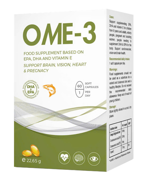 OME-3 "Dinh dưỡng vàng cho não bộ, sáng mắt, khỏe tim, giảm viêm, tinh ...