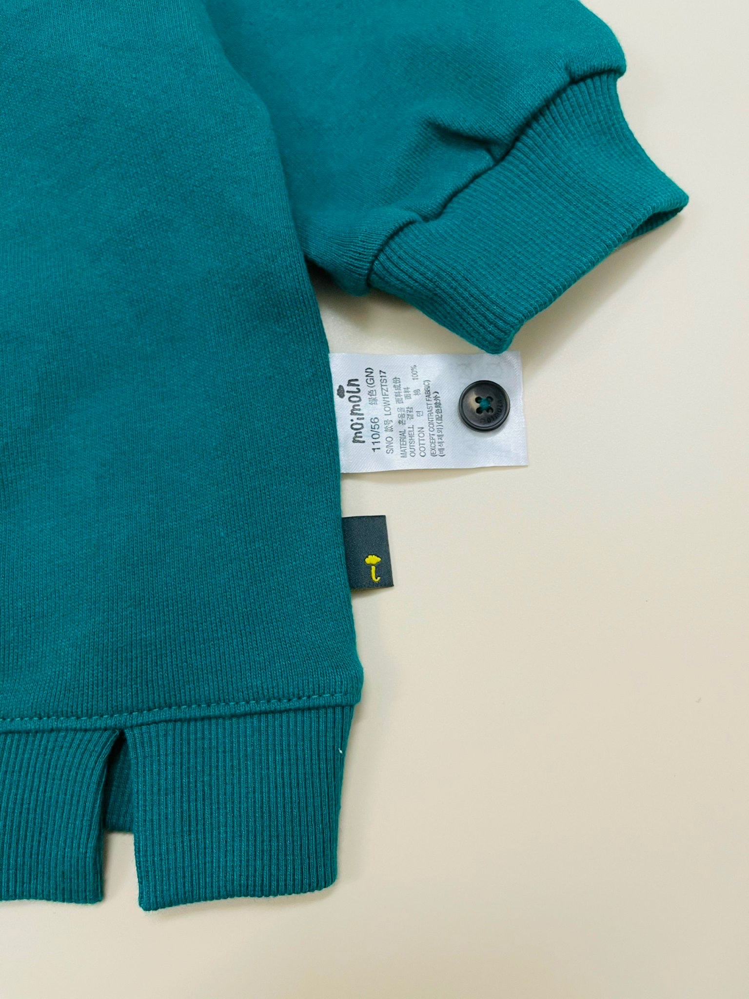 Áo hoodie nỉ da cá Moimoln 4 màu BTBG SHIN Baby Closet