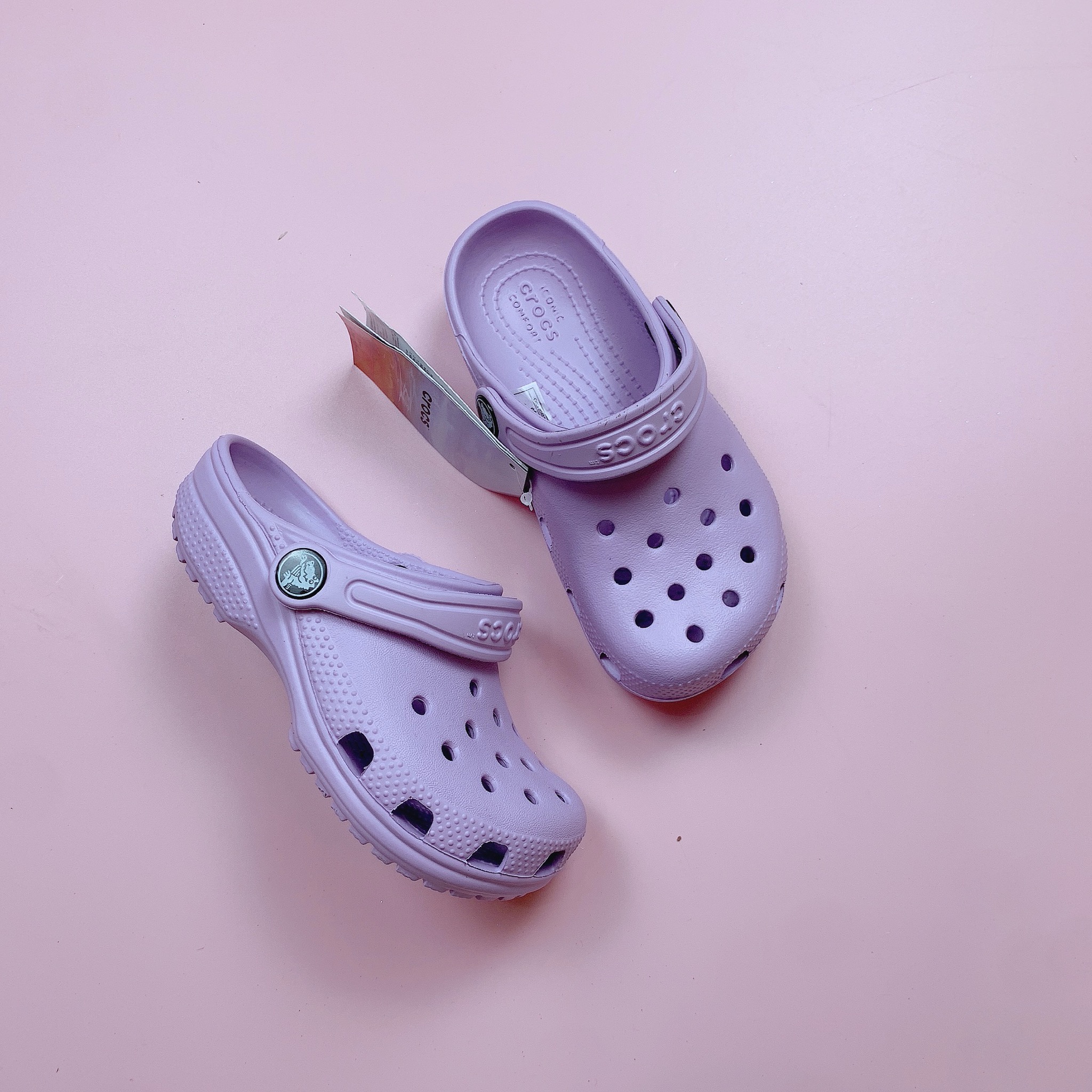Sục Crocs basic trơn không chữ nhiều màu BTBG SHIN Baby Closet
