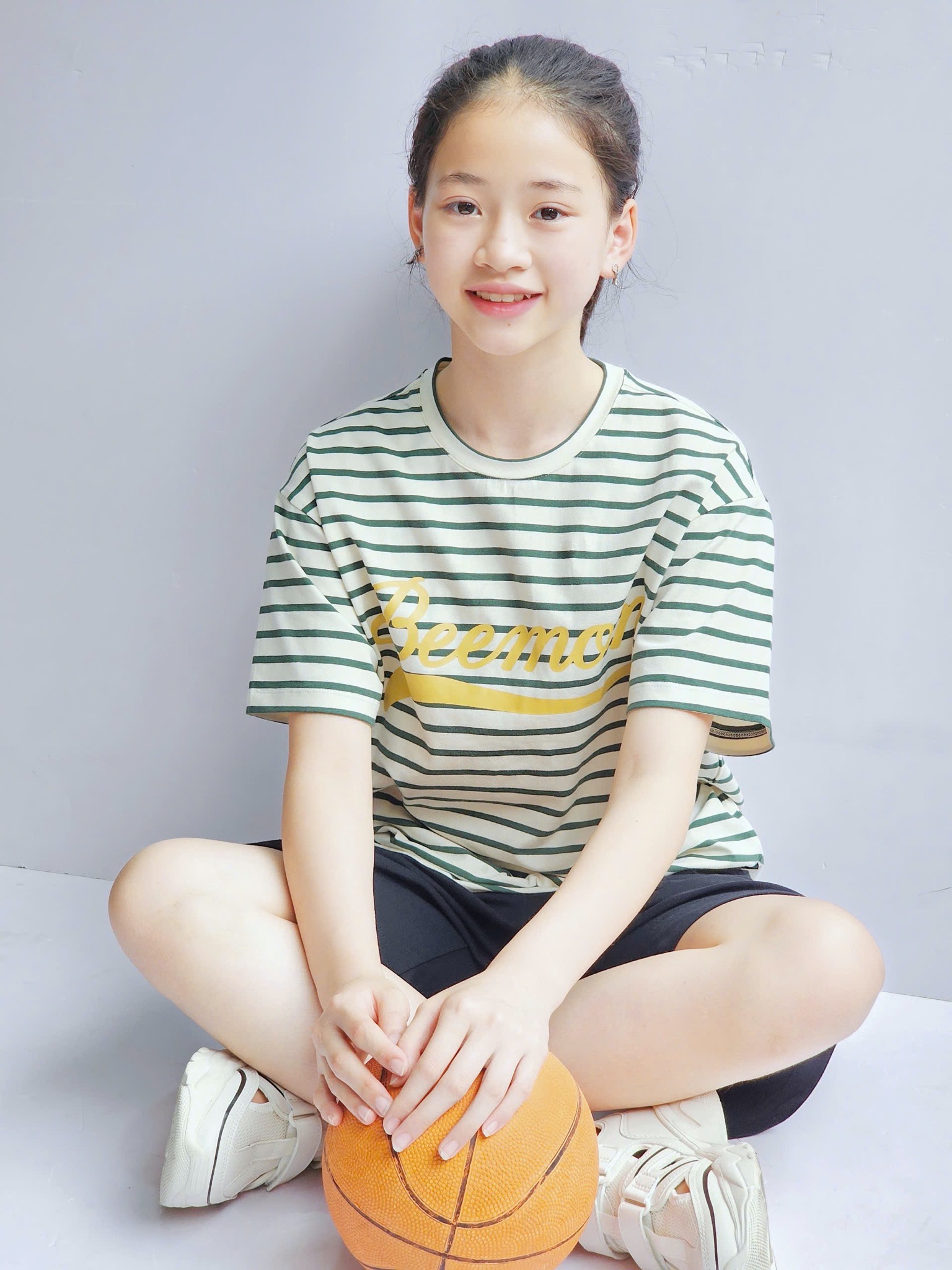 Bộ cotton Beemon kẻ ngang 2 màu dòng đại cho bé size 120-160 SHIN Baby ...