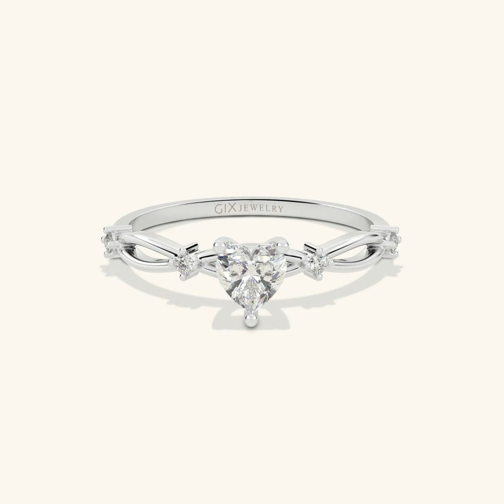 100 Mẫu Nhẫn Kim Cương Trái Tim Đẹp Tại Gix - [Thiết Kế Riêng Cho Bạn ...