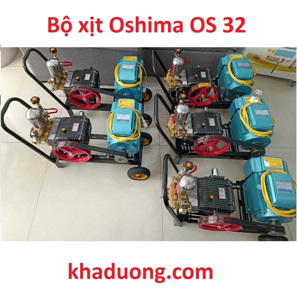 Bộ xịt cao áp dây đai OSHIMA OS 32/ OS 32A - 2 HP - dây 20 m – vuasi