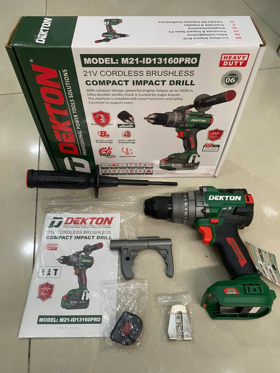 Máy khoan Pin Dekton M21-ID13160PRO – vuasi
