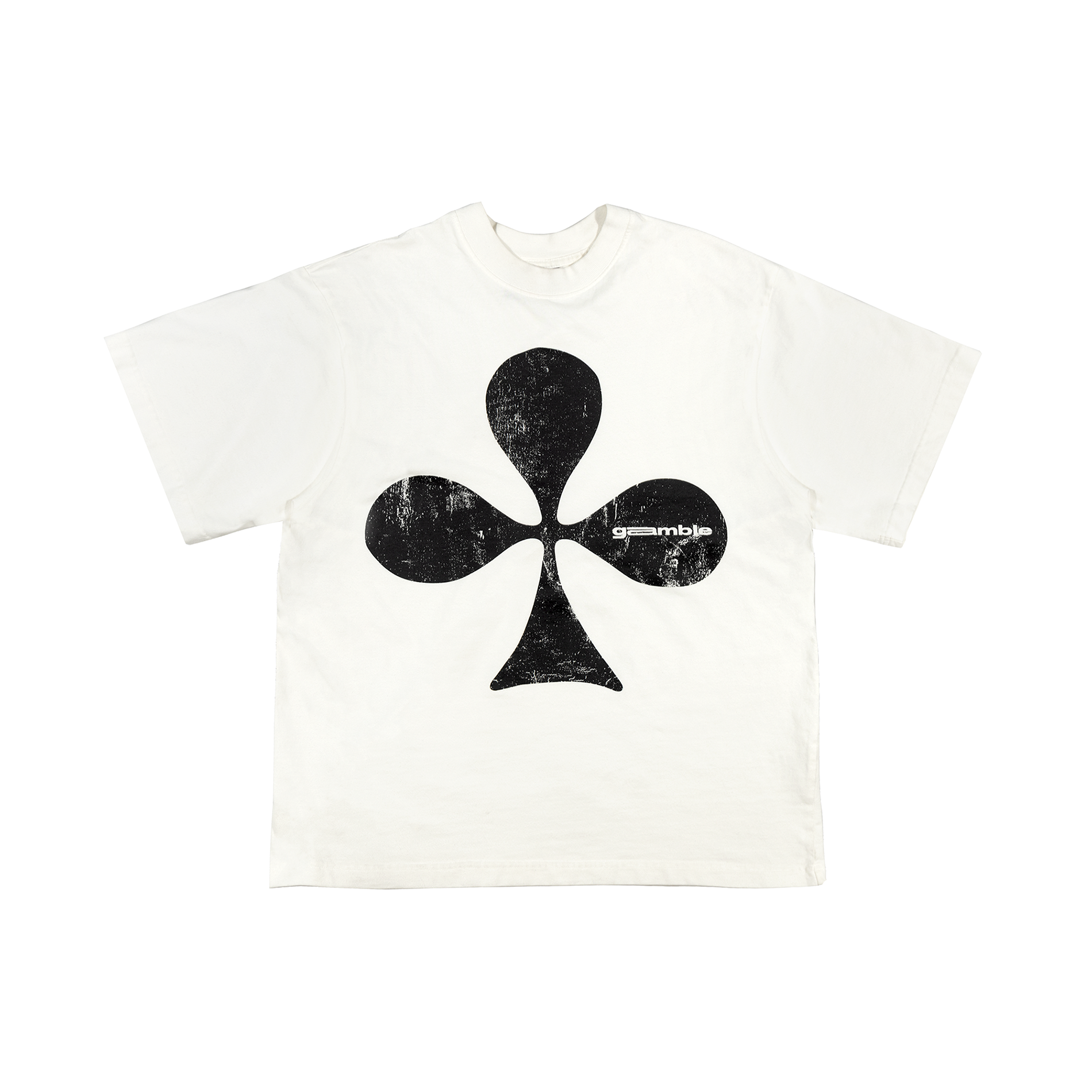 CLUB TEE / WHITE – GAMBLE WORLDWIDE