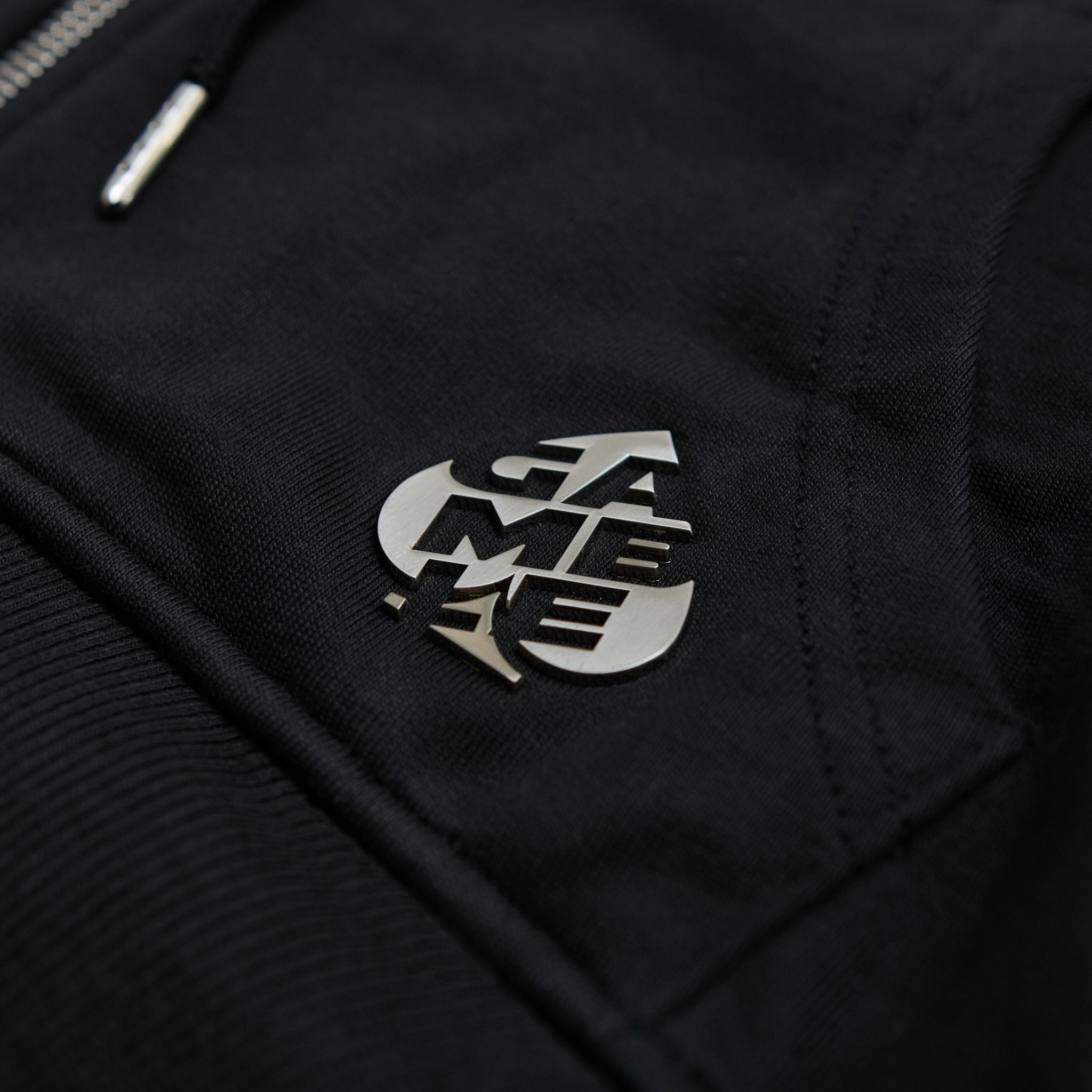 ACE CROPPED FULLZIP HOODIE / BLACK – GAMBLE WORLDWIDE