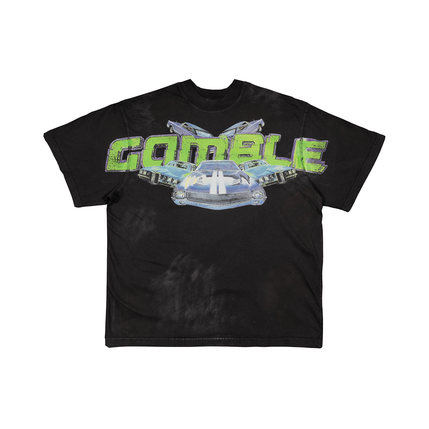 MUSCLE CAR TEE / BLACK – GAMBLE WORLDWIDE