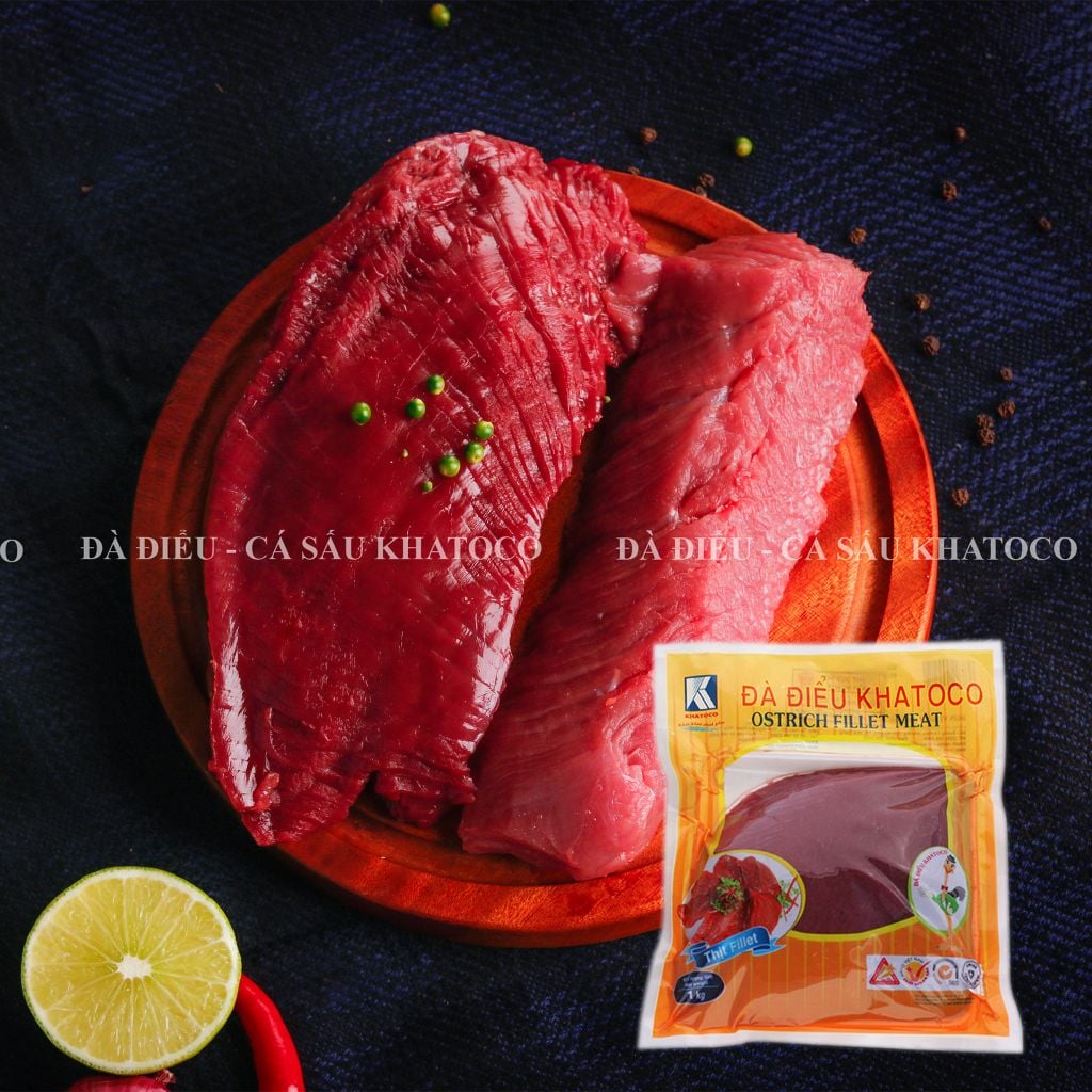Thịt đà điểu phi lê Khatoco – Đà Điểu Cá Sấu Khatoco