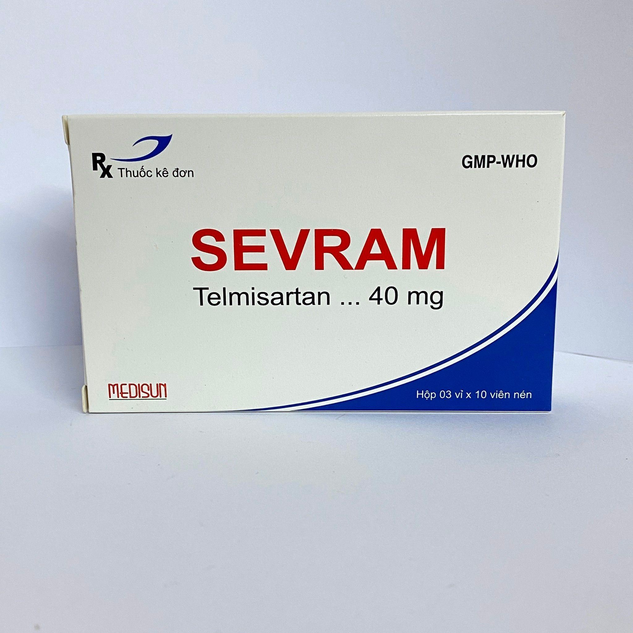 Sevram (40Mg) - Thuốc Tim Mạch – Nhà Thuốc Bệnh Viện
