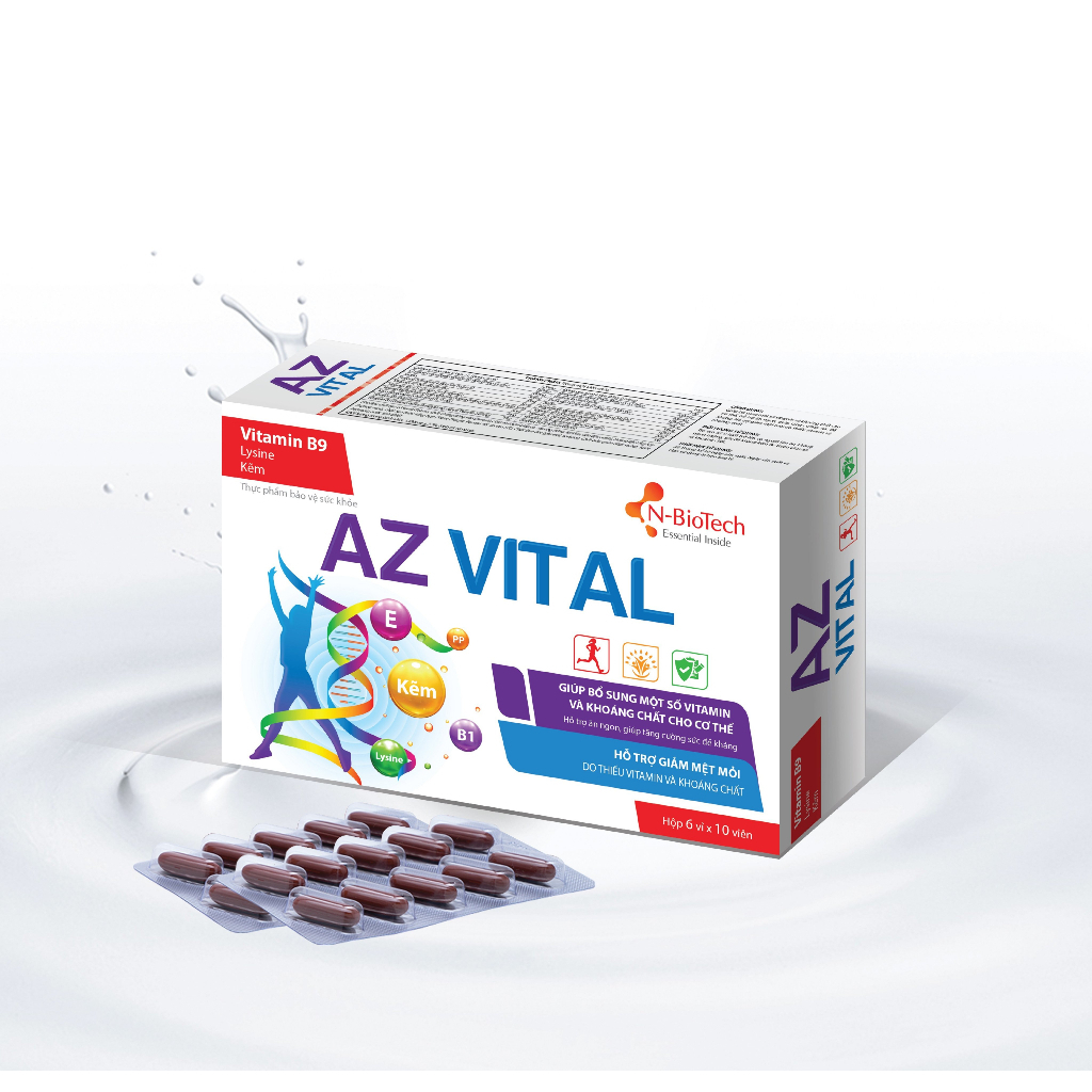 N-Biotech - Multivitamin Người lớn AZ Vital hộp 6 vỉ x 10 viên – Nhà ...