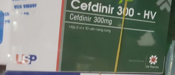 Cefdinir 300 -Hv – Nhà Thuốc Bệnh Viện