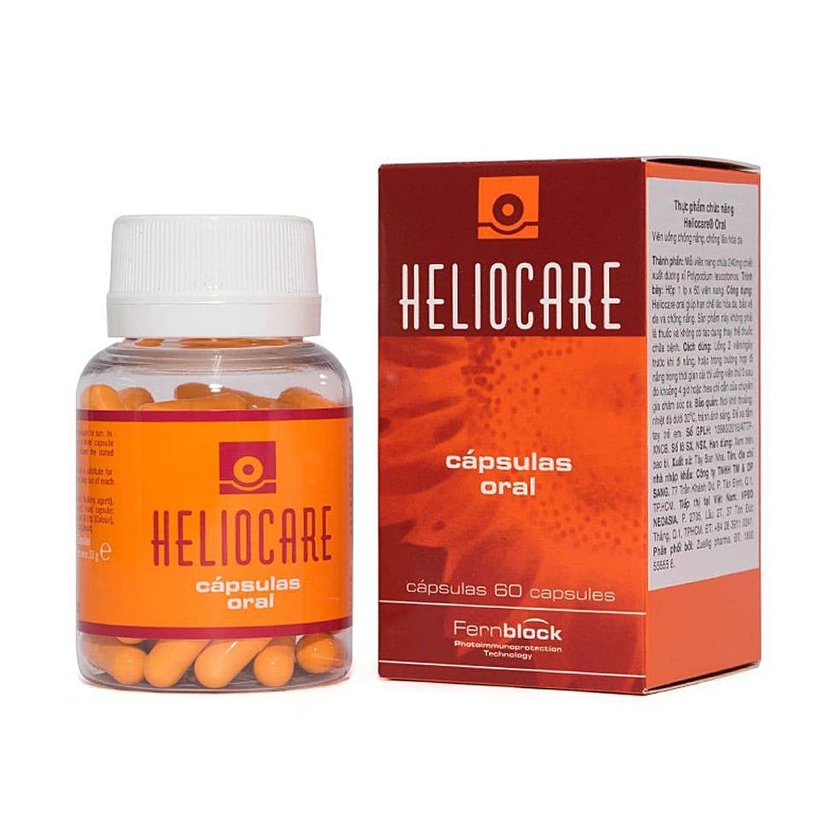 Viên Uống Chống Nắng Fernblock Heliocare Cápsulas Oral – Nhà Thuốc Bệnh ...