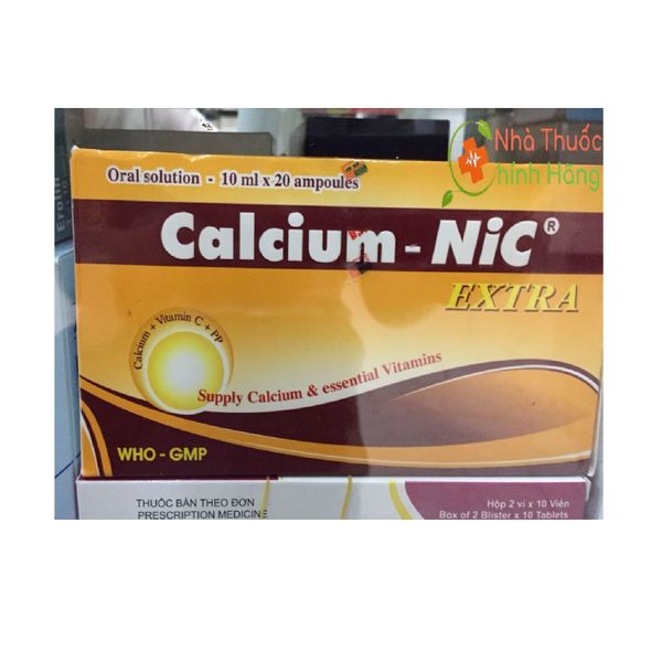 Calcium Nic Extra 10Ml – Nhà Thuốc Bệnh Viện