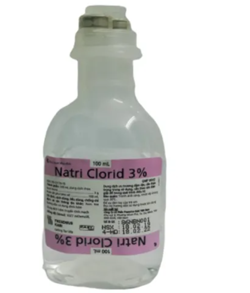 Natri Clorid 3% Kabi (100ml) – Nhà Thuốc Bệnh Viện