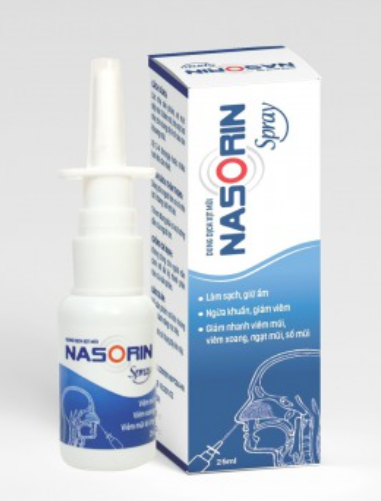 xịt mũi Nasorin spray lọ 25ml – Nhà Thuốc Bệnh Viện
