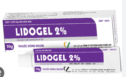 LIDOGEL 2% tuýp 10g – Nhà Thuốc Bệnh Viện