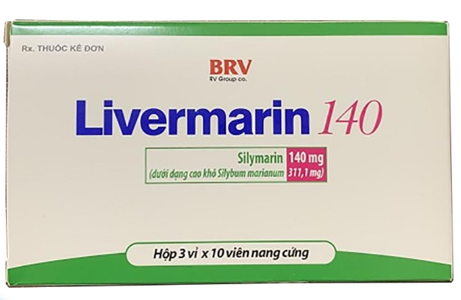 LIVERMARIN 140MG hộp 3 vỉ x 10 viên – Nhà Thuốc Bệnh Viện