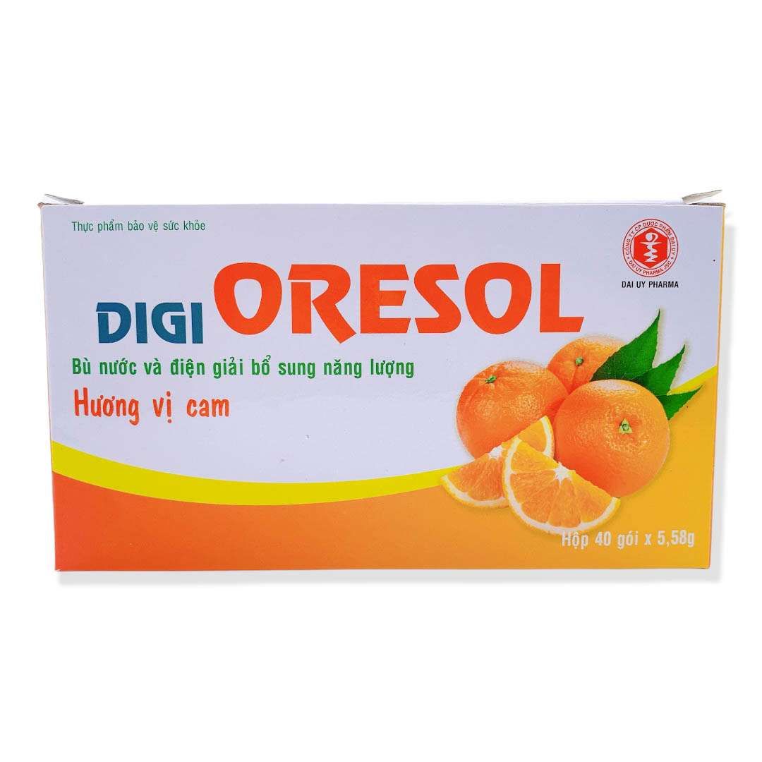 Bù điện giải Oresol Cam Đại Y | Hộp 40 gói – Nhà Thuốc Bệnh Viện