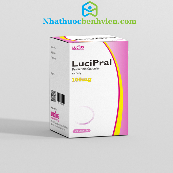 LuciPral 100mg (hộp 120 viên) LUCIUS - Điều trị Ung thư phổi – Nhà ...