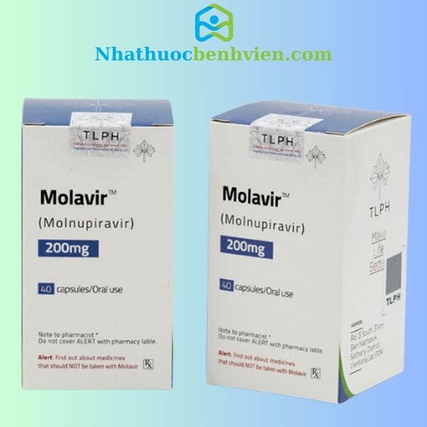 Molavir (Molnupiravir 200mg) hộp 40 viên – Nhà Thuốc Bệnh Viện