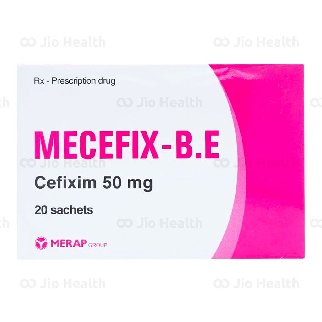 Thuốc Mecefix-B.E 50mg (Hộp 20 gói x 1gr) – Nhà Thuốc Bệnh Viện